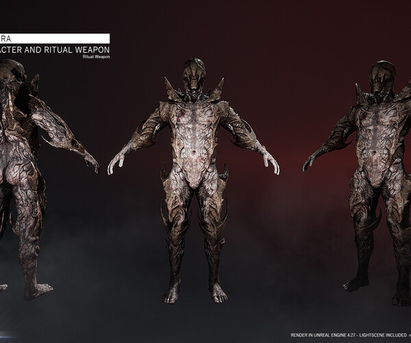 ArtStation - Demon 05 - Game Assets + Extra | Game Assets