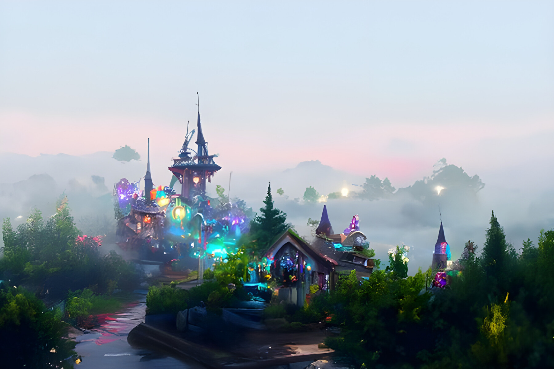 ArtStation - Haven house in forest | Artworks