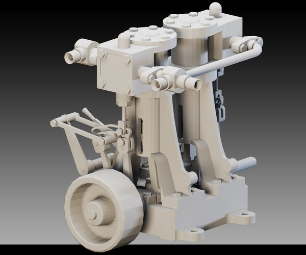 ArtStation - 12 Steam Engines- Vol 02- High detail 3d models | Resources