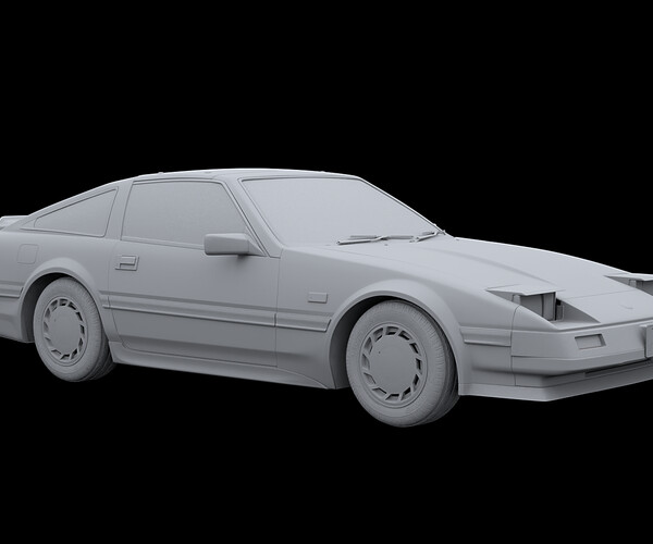 ArtStation - Nissan 300zx z31 1985 | Game Assets