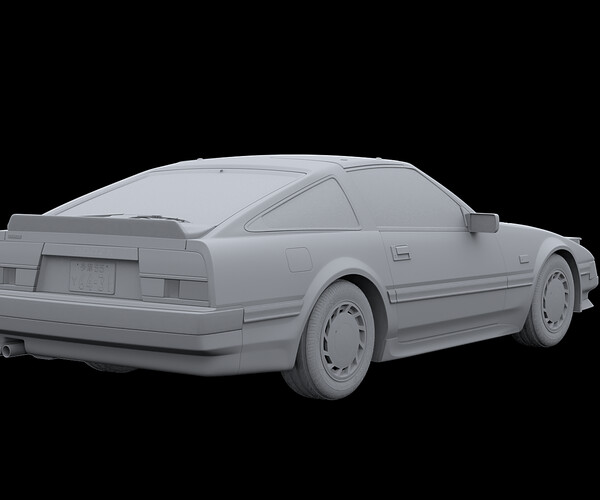 ArtStation - Nissan 300zx z31 1985 | Game Assets