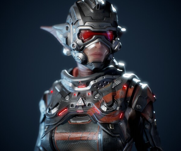 ArtStation - Space Elf | Game Assets