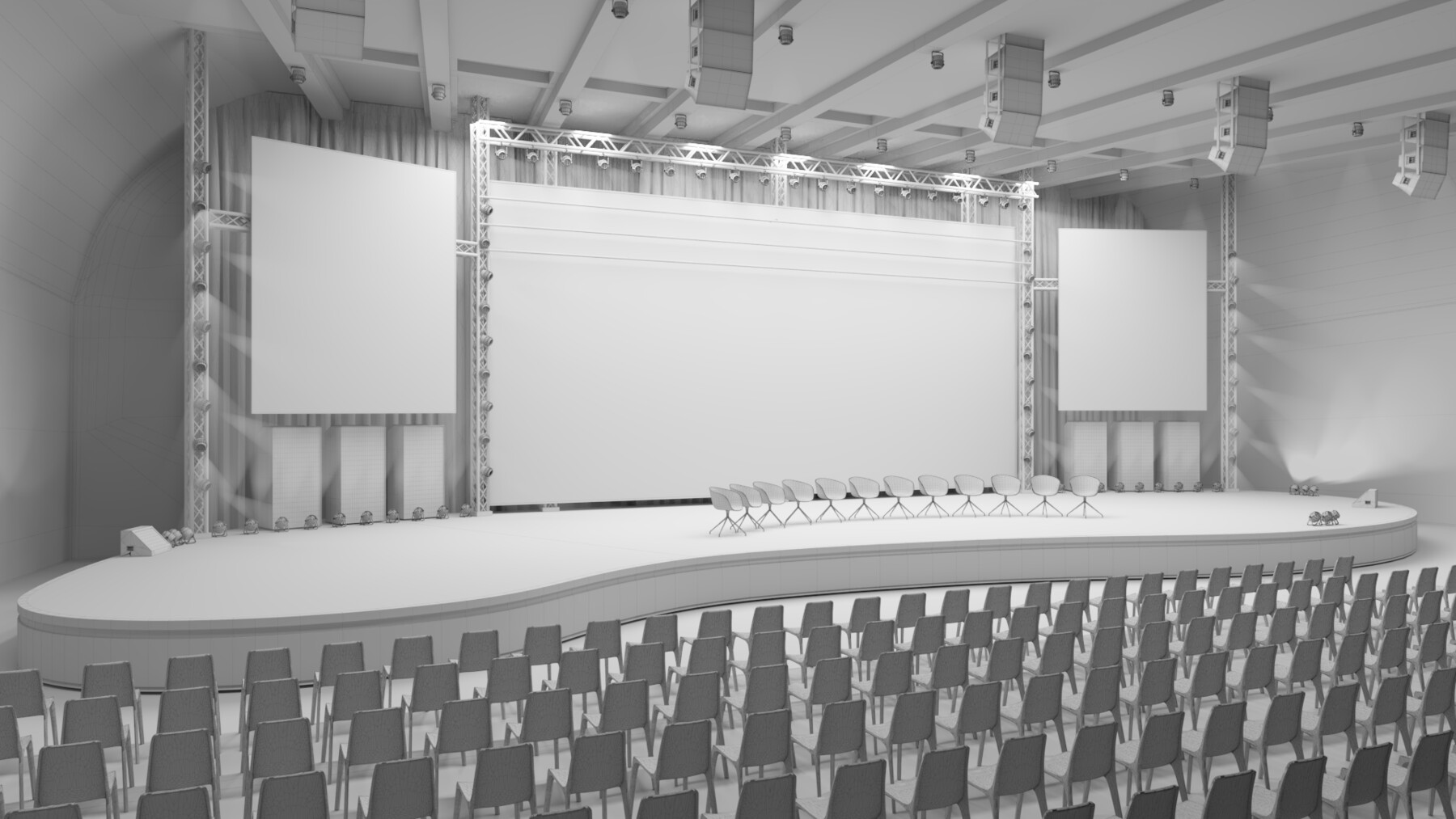 ArtStation - Event stage 3D model | Resources