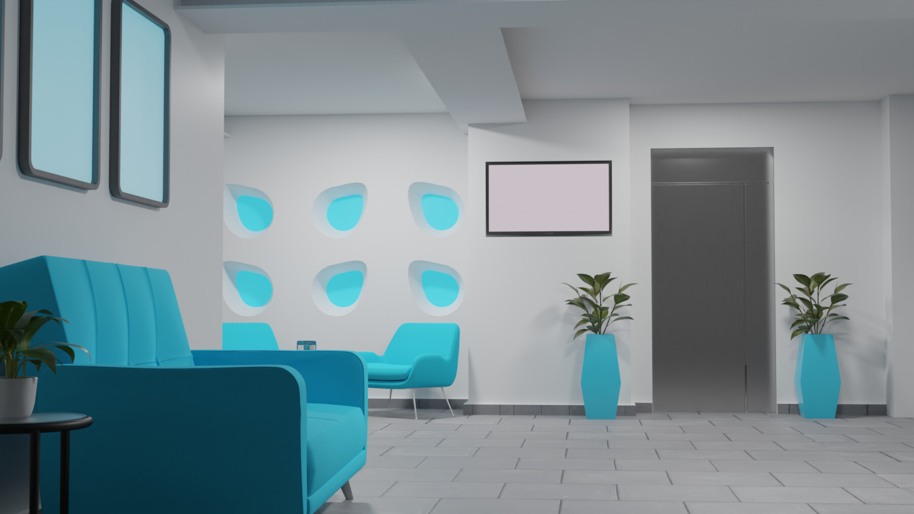 ArtStation - Lobby Model 3D Full Elements | Resources