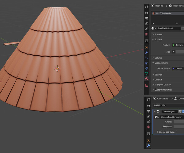 ArtStation - Conical Roof Generator | Resources