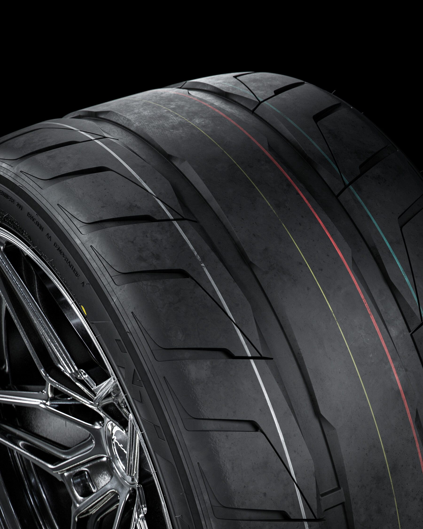 ArtStation - Nitto NT05® • 335/30 ZR19 (103W) (Real World Details ...