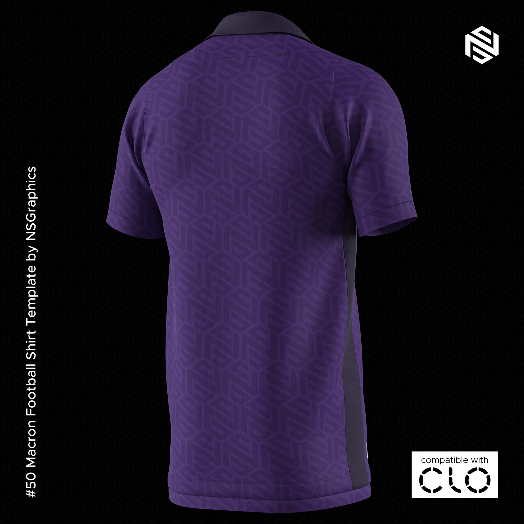 ArtStation - Macron Football Shirt for CLO3D & Marvelous Designer ...