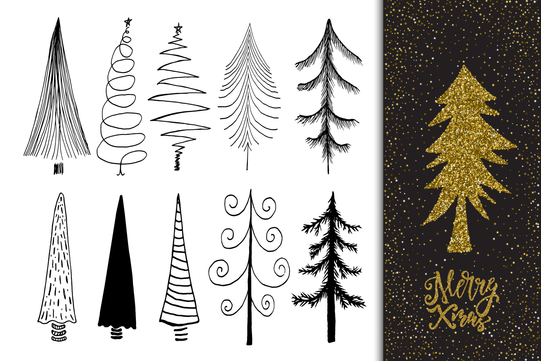 ArtStation - Christmas Procreate Stamp Brushes | Brushes