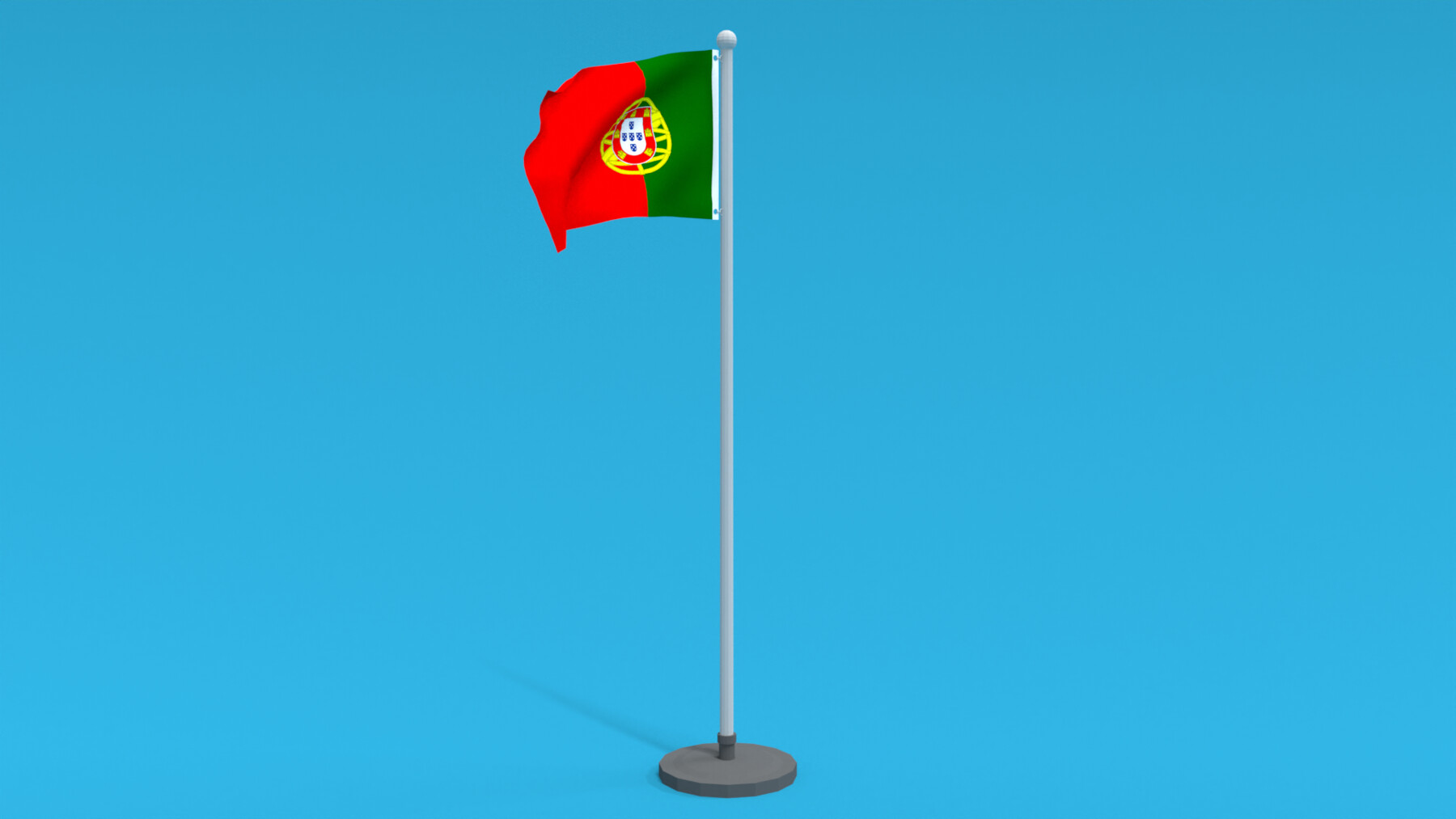ArtStation - Low Poly Seamless Animated Portugal Flag | Resources