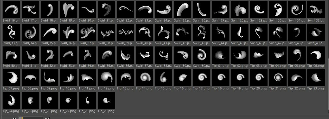 ArtStation - Ornamental Alphas Vol 01 | Brushes