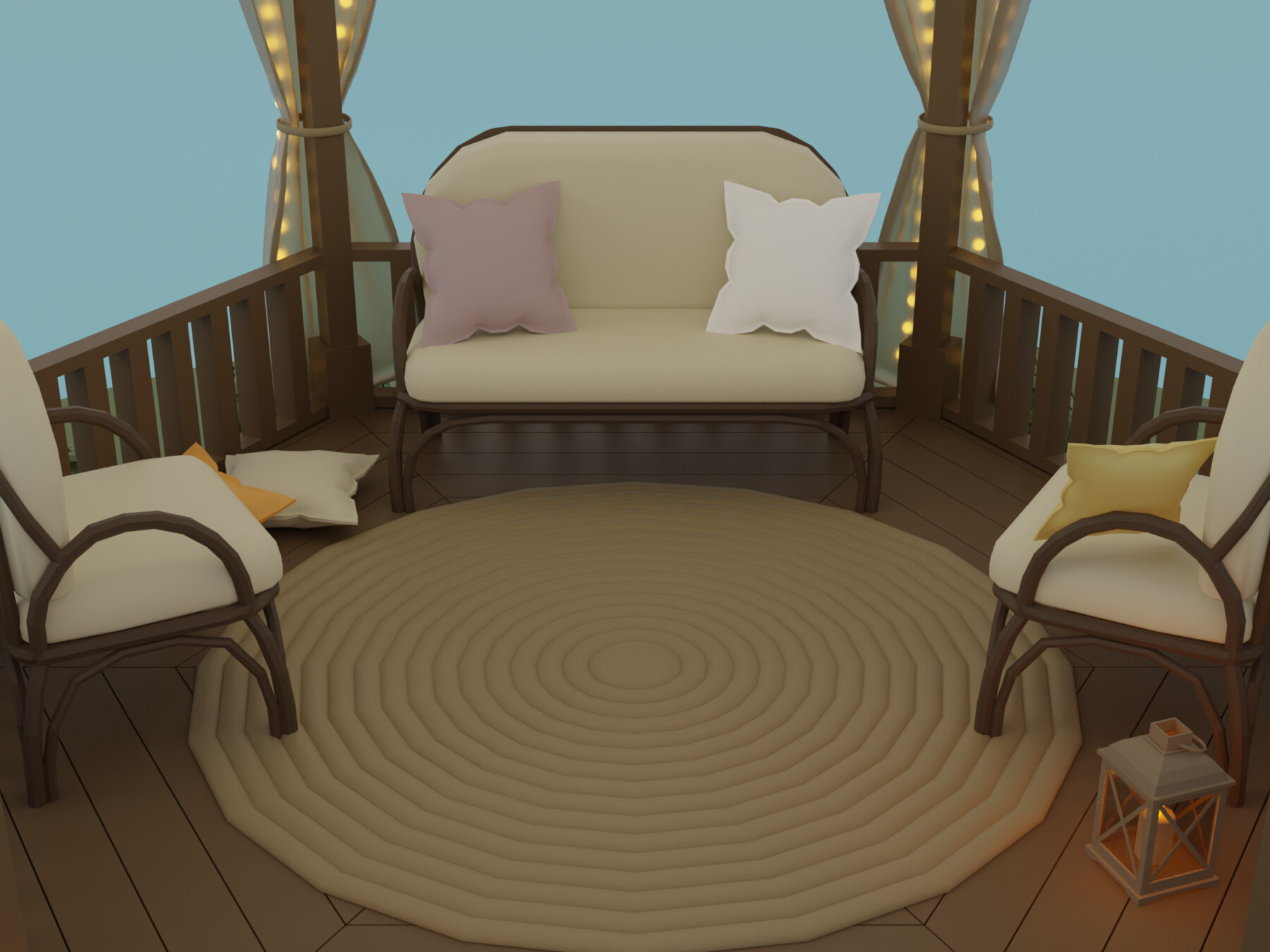 ArtStation - Gazebo | Game Assets