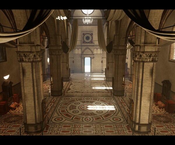 ArtStation - Cathedral Environment Pack | Game Assets