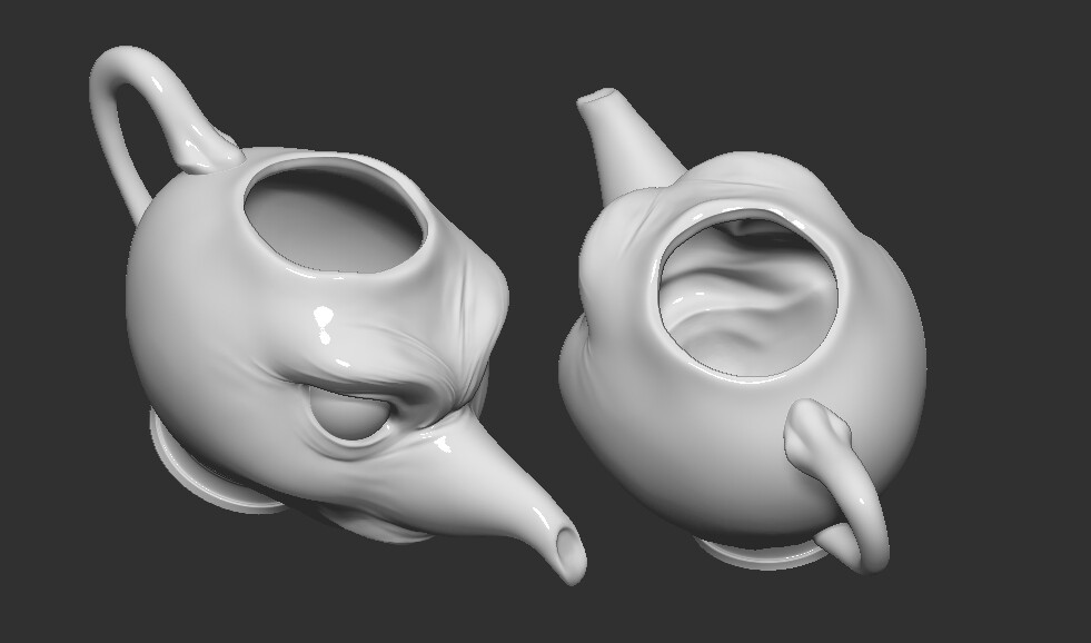 ArtStation - Hatter's Teapot - Toy model to print Part 01 Free 3D print ...