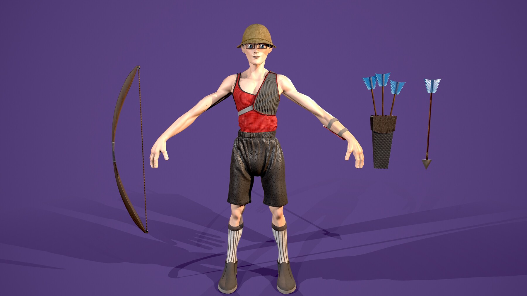 ArtStation - Archer | Game Assets