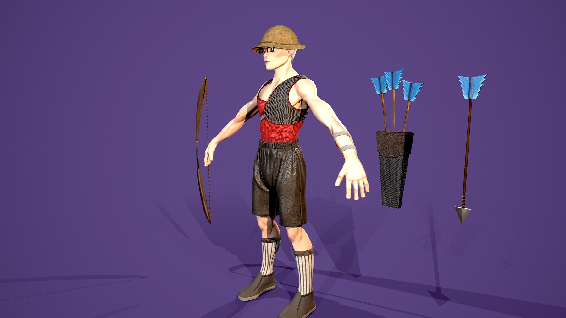 ArtStation - Archer | Game Assets