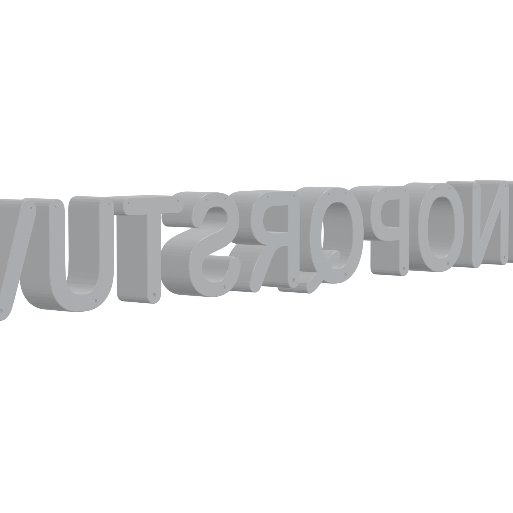 ArtStation - ABC 3D Letters | Resources