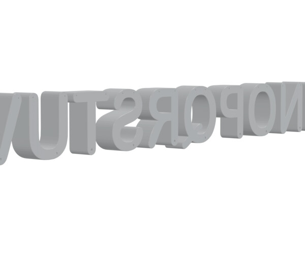 ArtStation - ABC 3D Letters | Resources