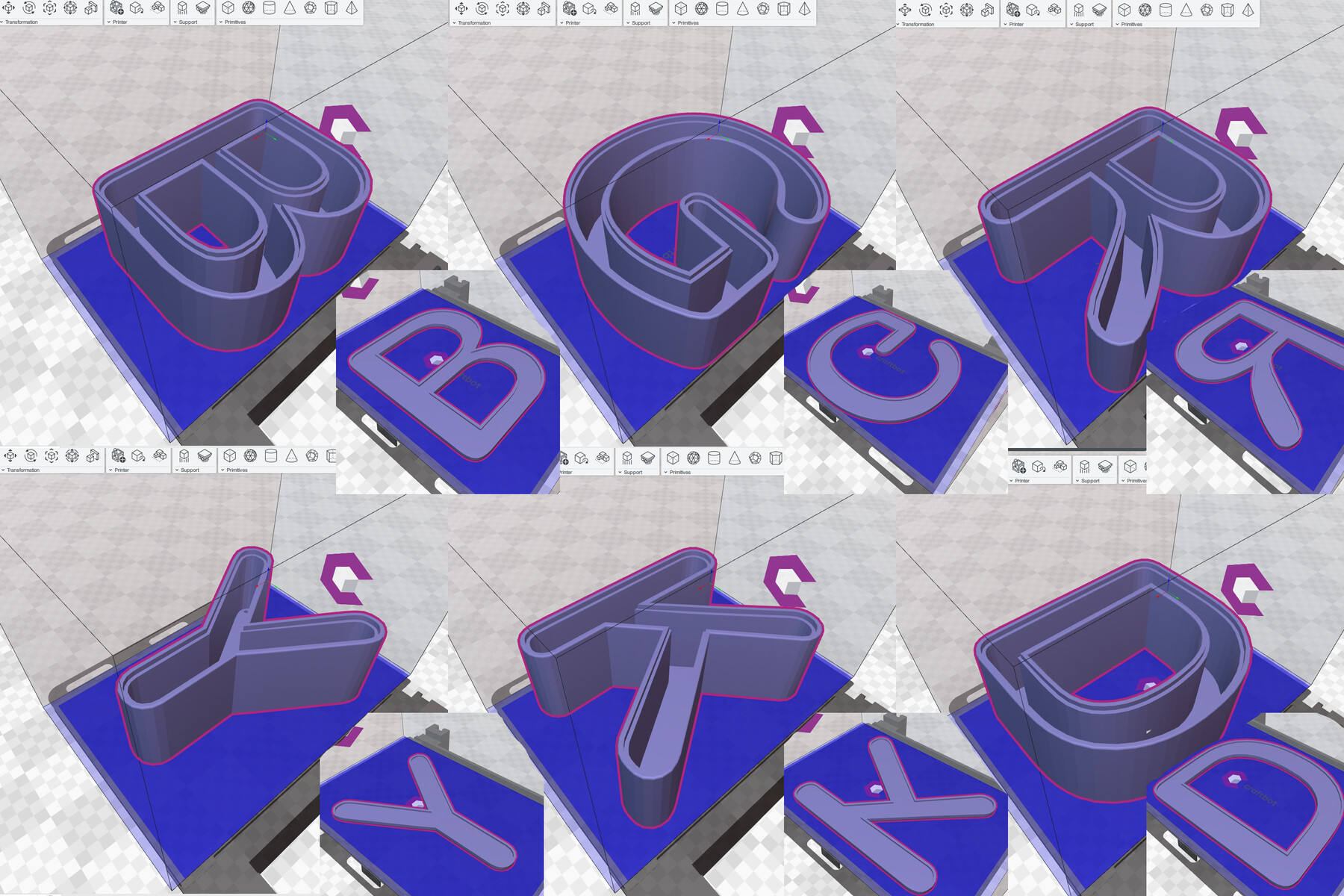 ArtStation - ABC 3D Letters | Resources