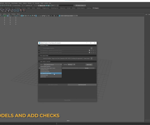 ArtStation - Model Inspection Tool - Maya Script | Resources