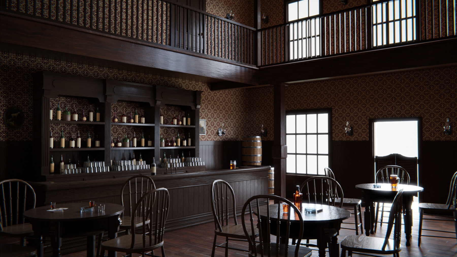 ArtStation - Western Saloon Interior | Resources