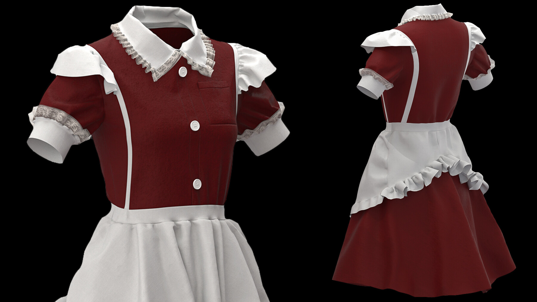 ArtStation - Victorian dress no 02 | Resources