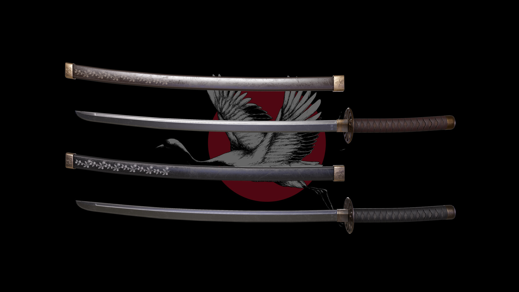 ArtStation - Samurai Katana (Game Ready) | Game Assets