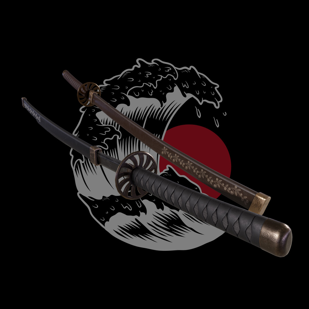 ArtStation - Samurai Katana (Game Ready) | Game Assets