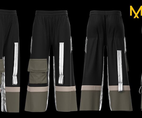 ArtStation - Future Fashion Pants #014 - Clo 3D / Marvelous Designer ...