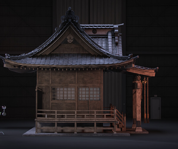 ArtStation - Shinto Shrine Japanese Temple | Game Assets