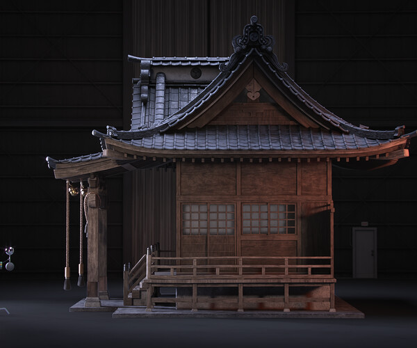 ArtStation - Shinto Shrine Japanese Temple | Game Assets