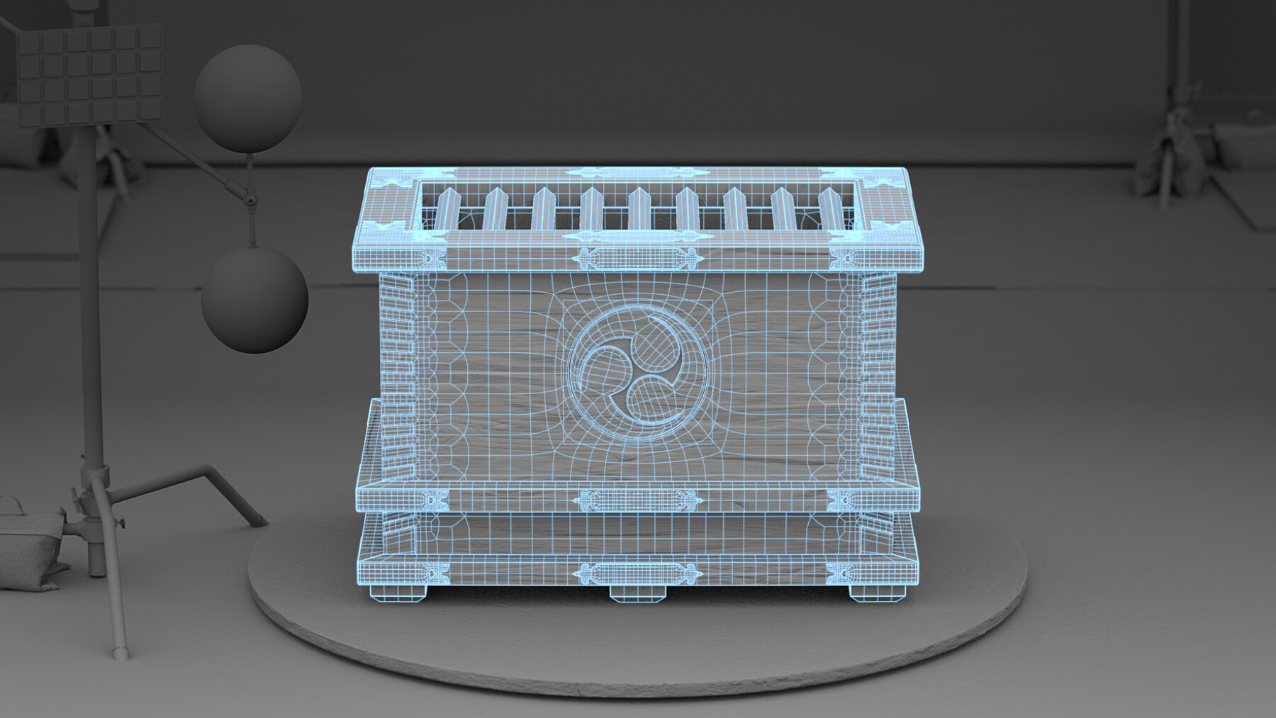 ArtStation - Shrine SaisenBako Donation Box | Game Assets