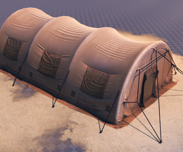 ArtStation - Military Tent | Game Assets