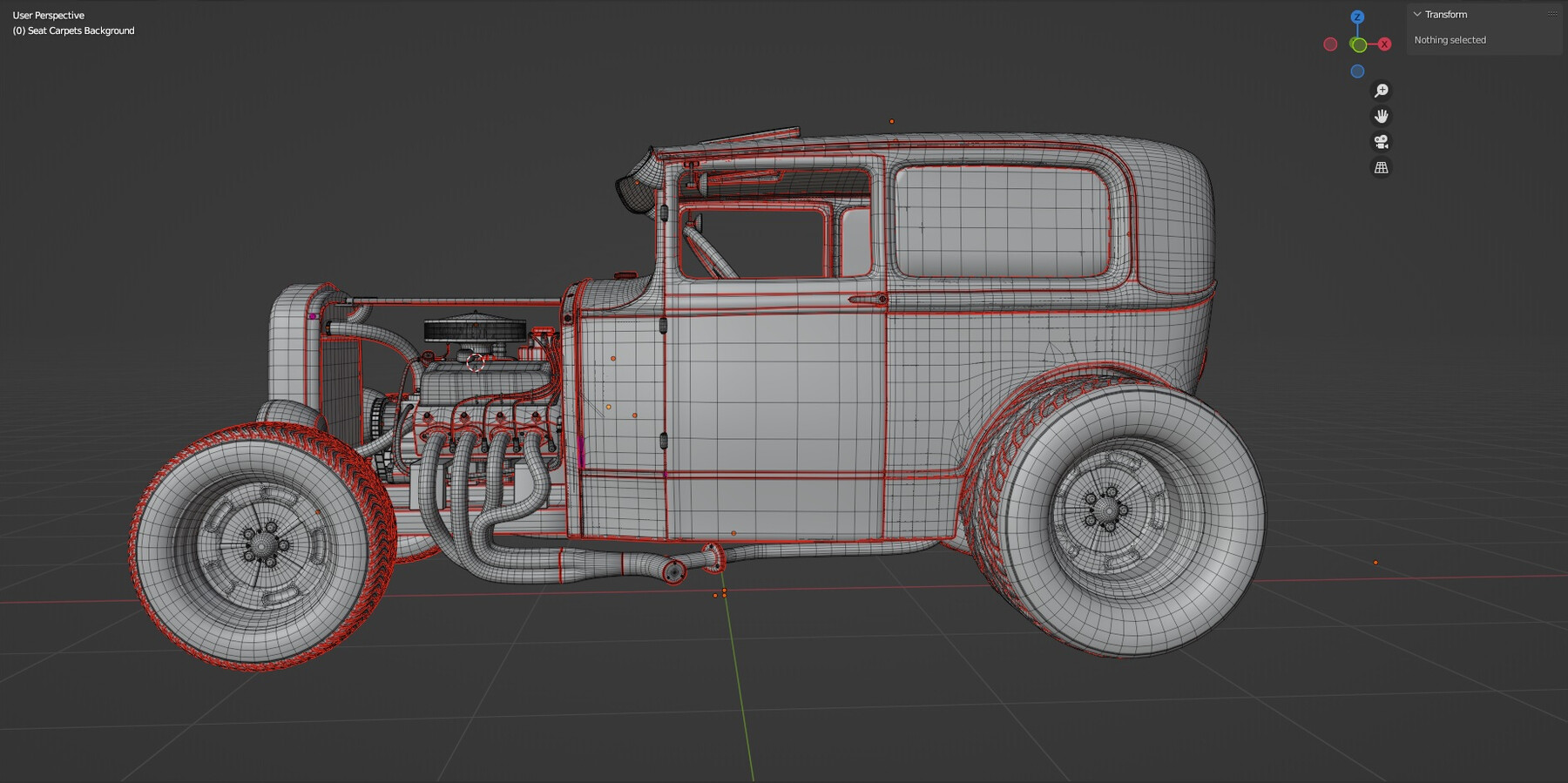 ArtStation - Street Hot Rod | Game Assets