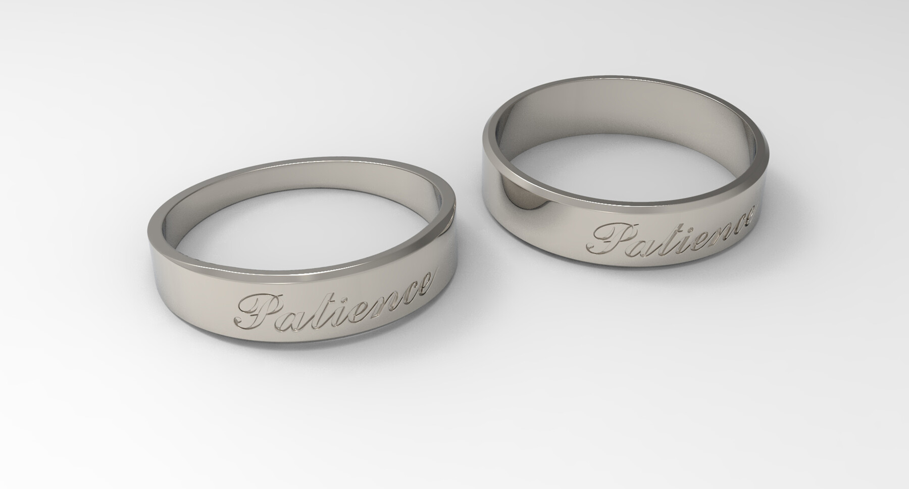 ArtStation - Patience Couple Ring Platinum | Resources
