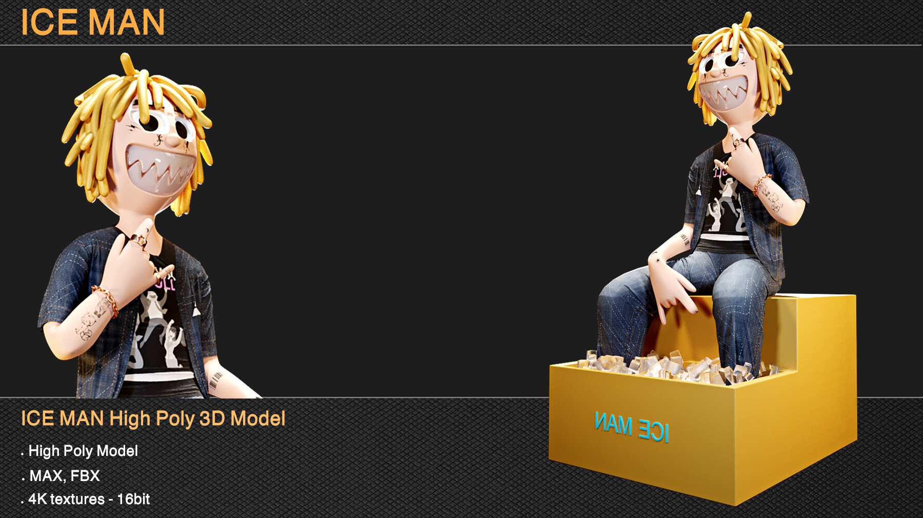 ArtStation - ICE MAN | Game Assets