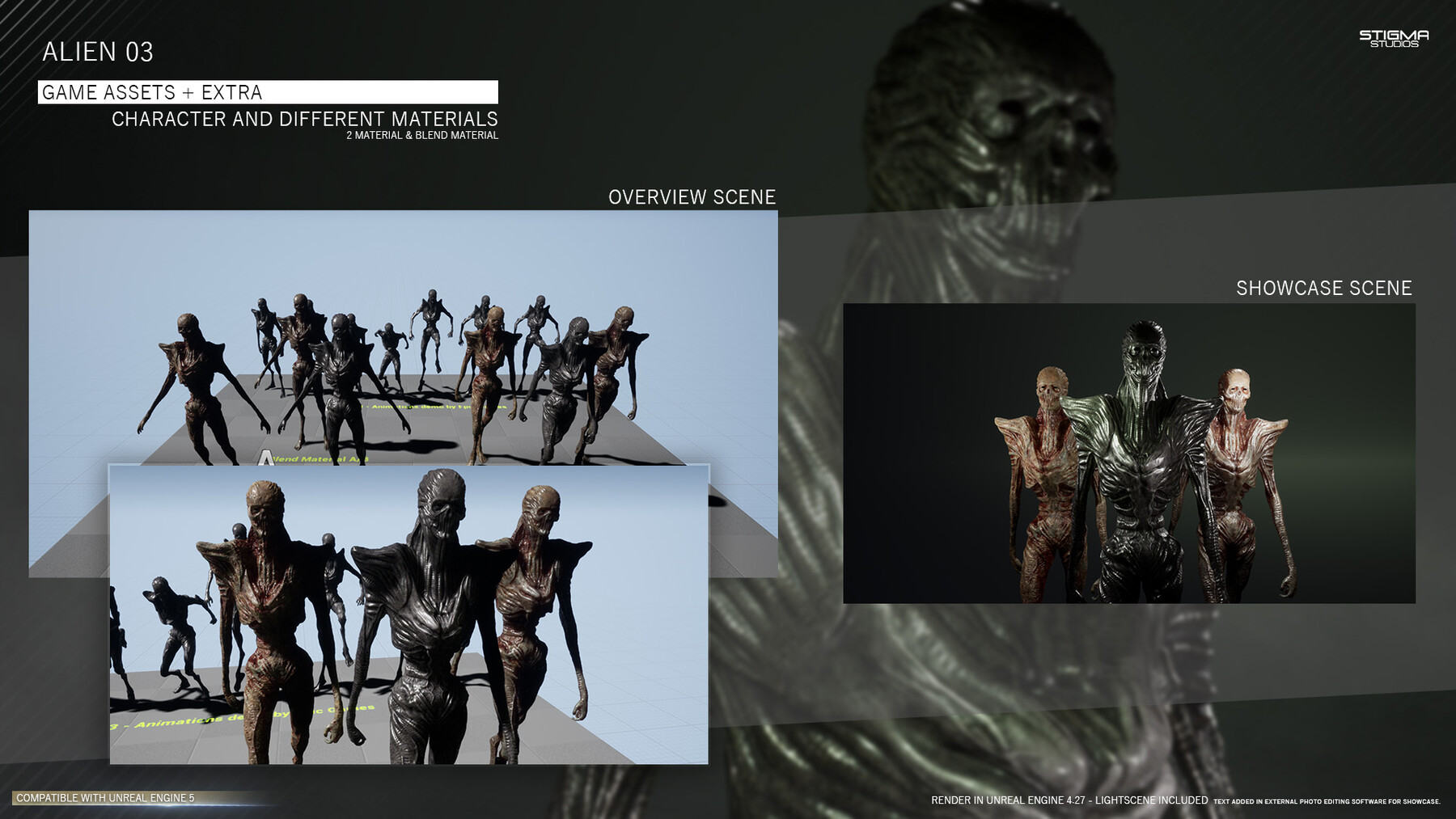 ArtStation - Alien 03 - Game Assets + Extra | Game Assets