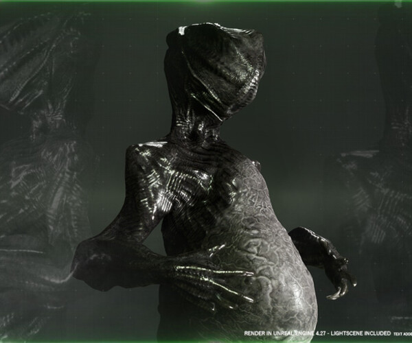 ArtStation - Alien 04 - Game Assets + Extra | Game Assets