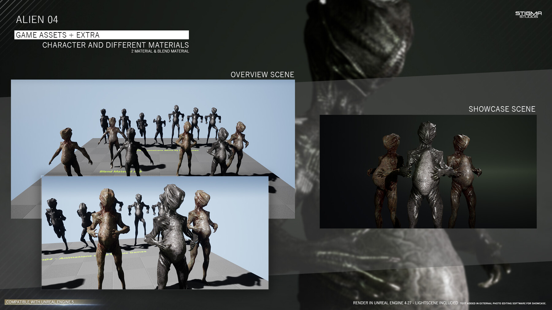 ArtStation - Alien 04 - Game Assets + Extra | Game Assets