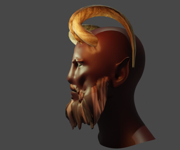 ArtStation - Demon bust | Resources