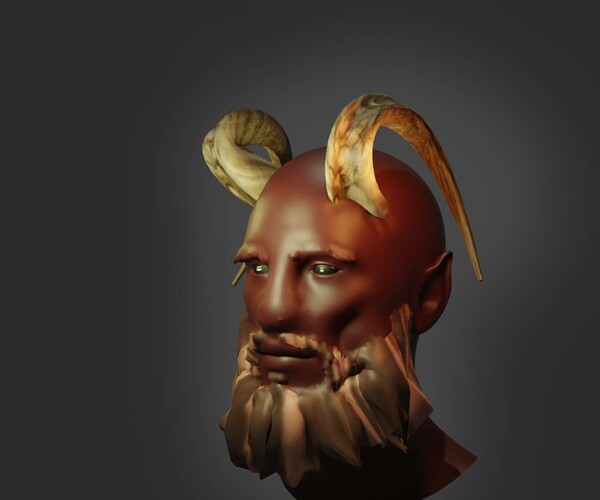 ArtStation - Demon bust | Resources