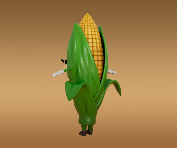 ArtStation - corn cartoon | Game Assets