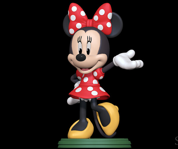 ArtStation - Minnie Mouse - 3D print model | Artworks