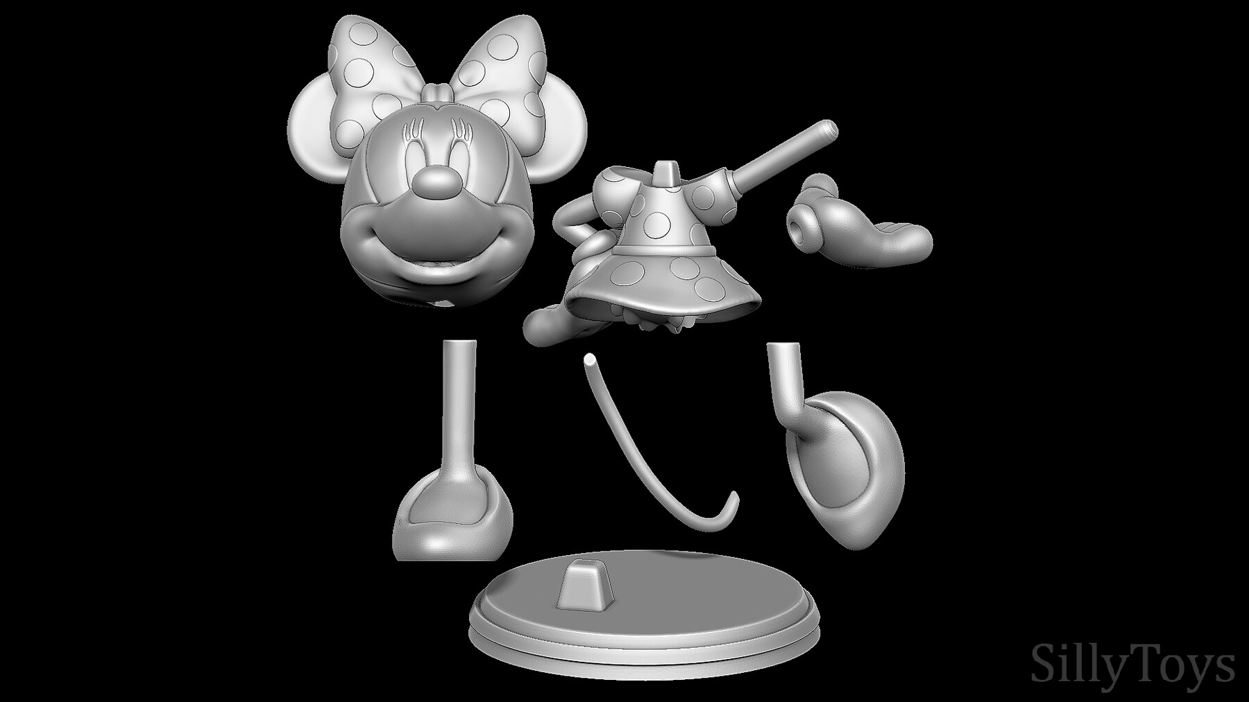 ArtStation - Minnie Mouse - 3D print model | Artworks