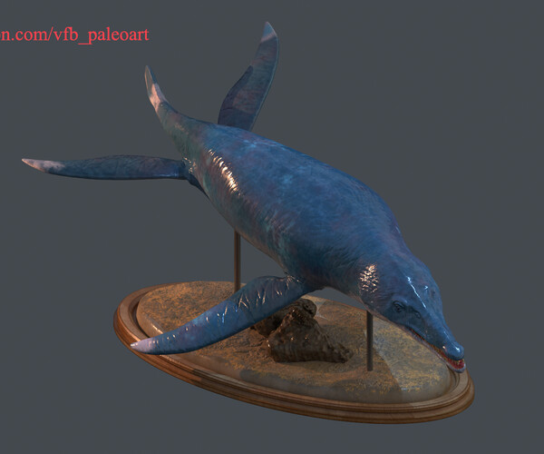 ArtStation - Pliosaurus funkei for 3D printing | Resources