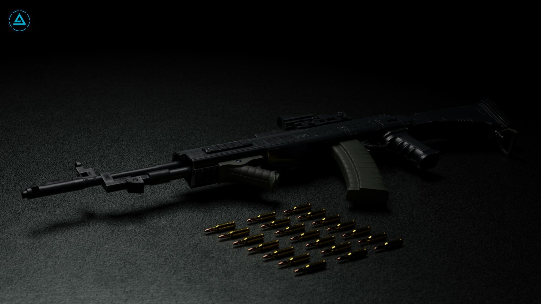 ArtStation - AKL 97 AR Low Poly | Game Assets