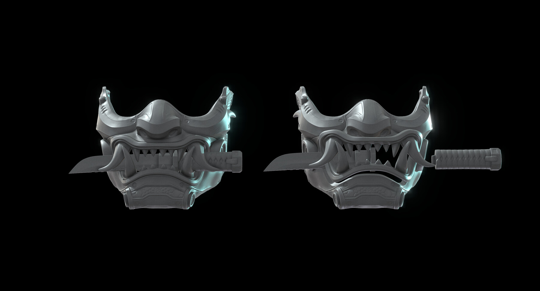 ArtStation - Katana Mask - 3D Printing | Resources