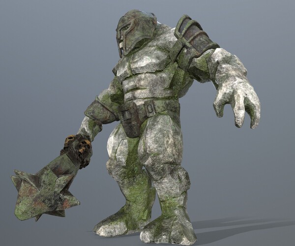ArtStation - rock monster | Game Assets
