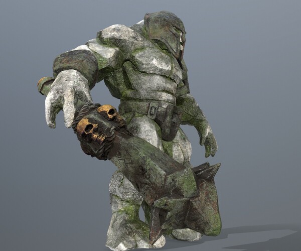 ArtStation - rock monster | Game Assets