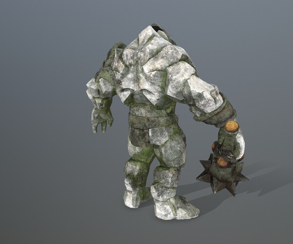 ArtStation - rock monster | Game Assets