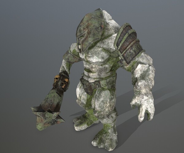 ArtStation - rock monster | Game Assets